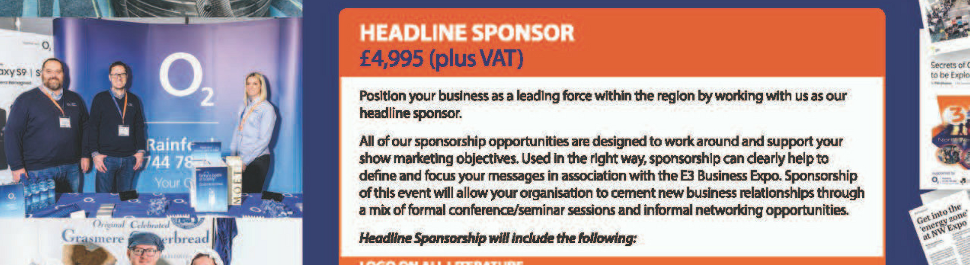Headline Sponsorship - E3 Business Expo (North West)